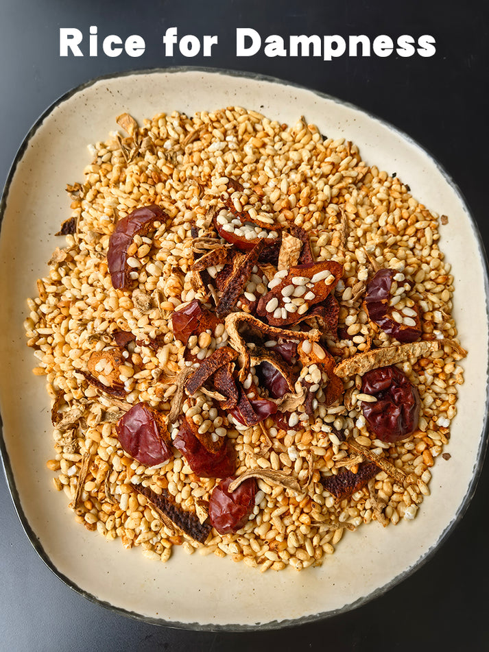 Rice Spleen Tea for Dampness Swelling Cough Digestion for Summer time ...